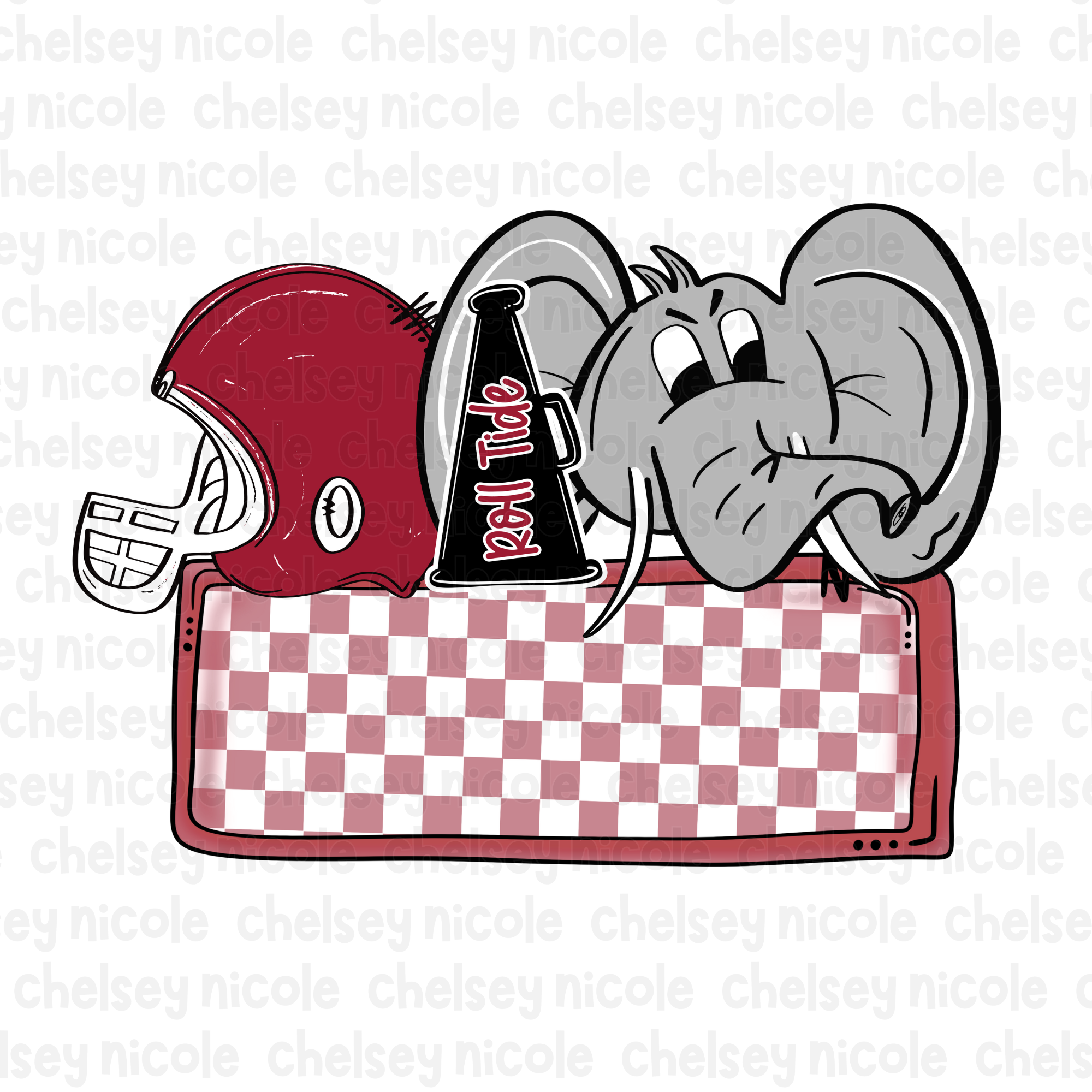 Roll Tide Name Plate PNG - Mascot Name Plate PNG *ADD YOUR OWN NAME ...