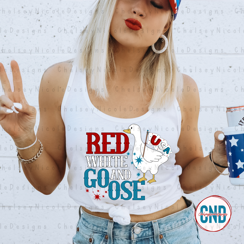 Red, White & Goose PNG - American Goose PNG - Goose Patriotic PNG ...