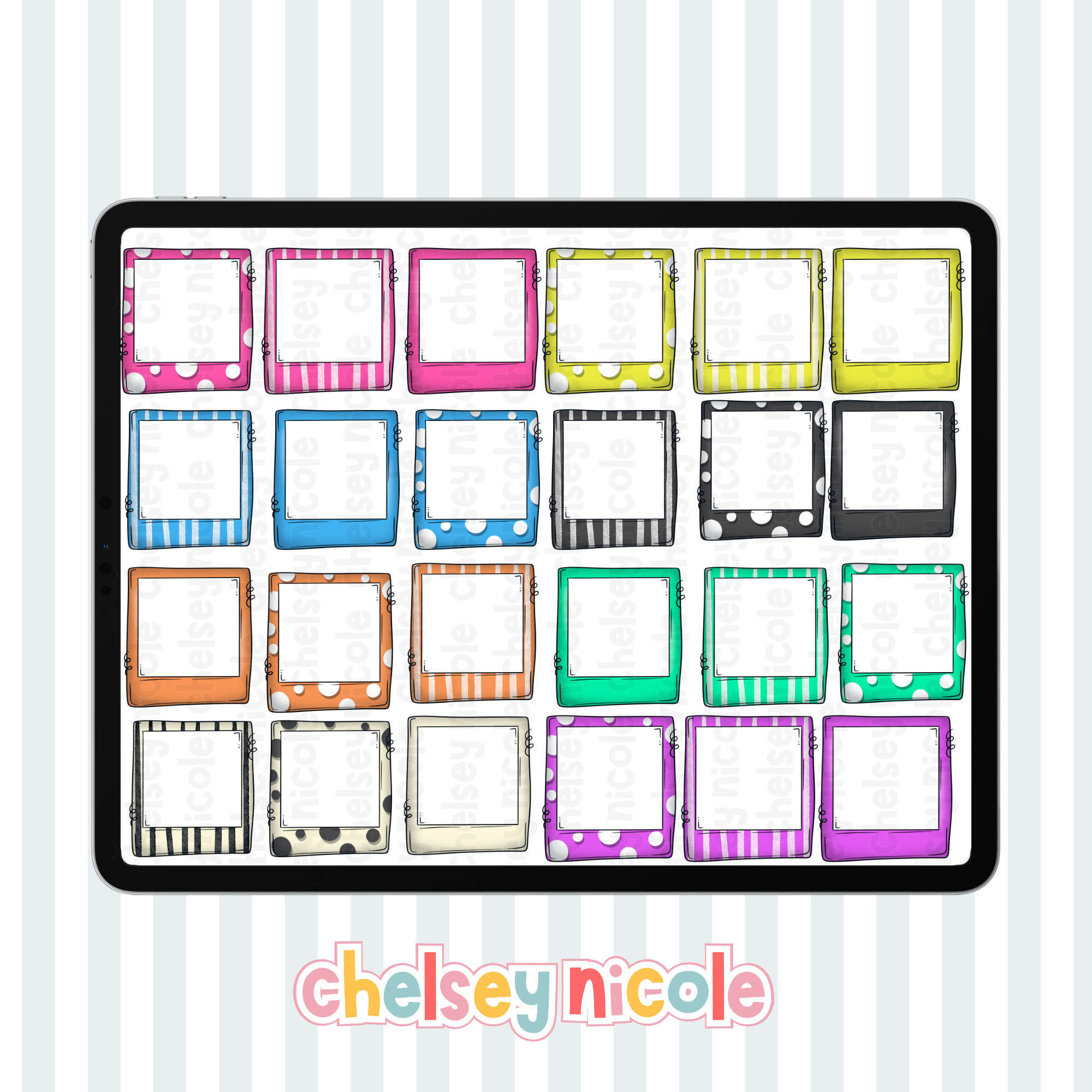 Picture Frames Clipart - Commercial Use Allowed – ChelseyNicoleDesigns